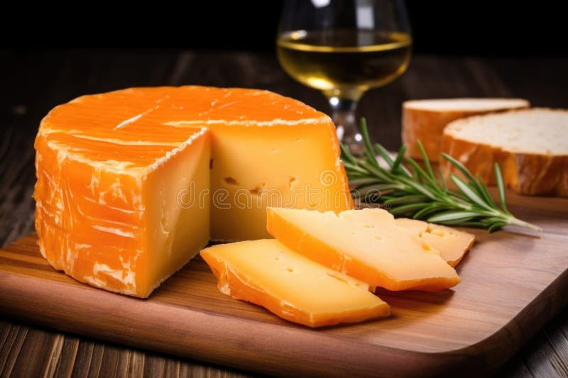 Cross-section of Smoked Cheddar Cheese Stock Photo - Image of ...