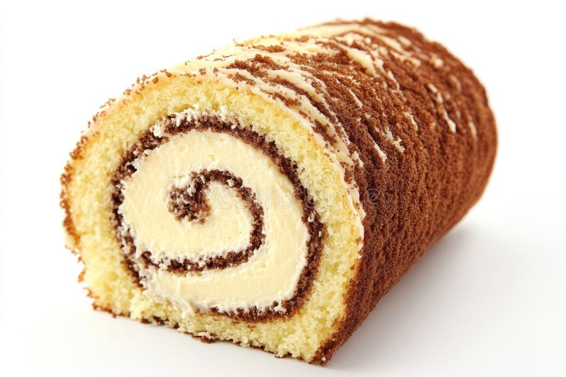 A Cross-section of a Swiss Roll Stock Illustration - Illustration of ...