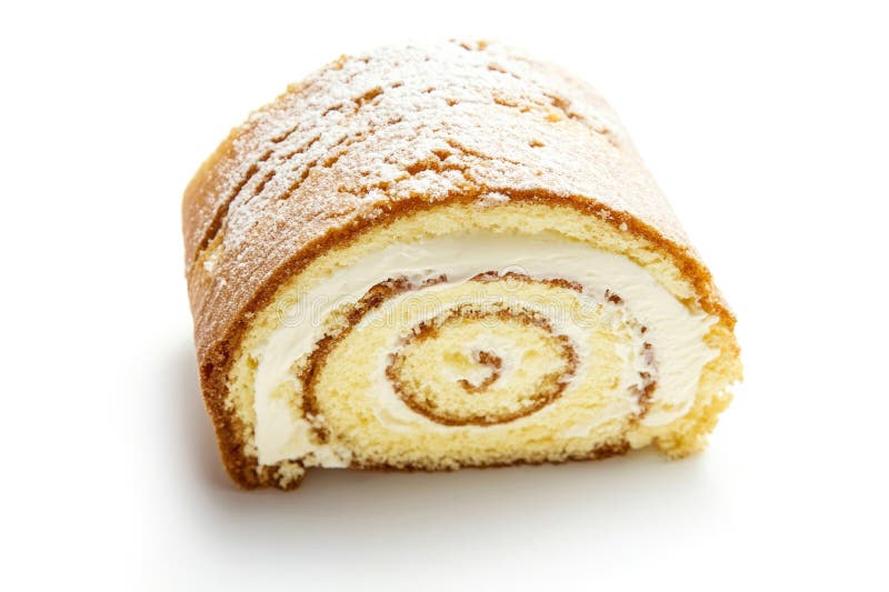 A Cross-section of a Swiss Roll Stock Illustration - Illustration of ...