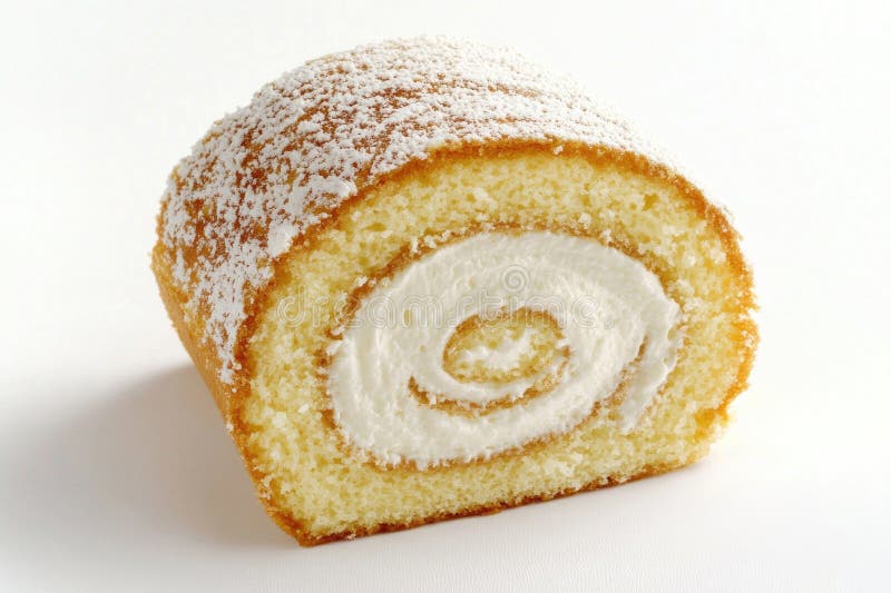 A Cross-section of a Swiss Roll Stock Illustration - Illustration of ...