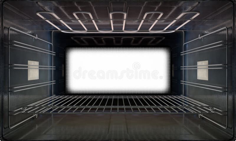Inside the Oven Front stock illustration. Illustration of render ...