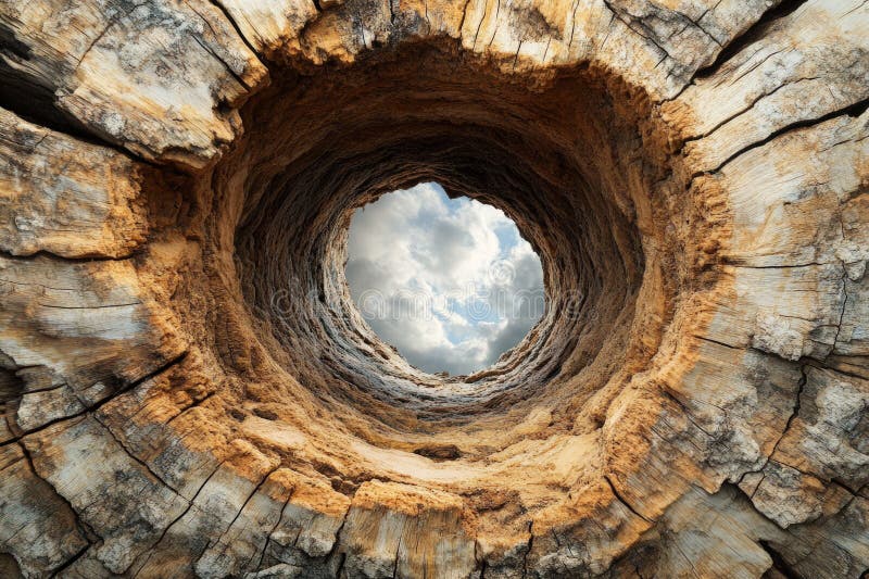 A Cross-section View Inside an Anthill, Detailed and Natural ...