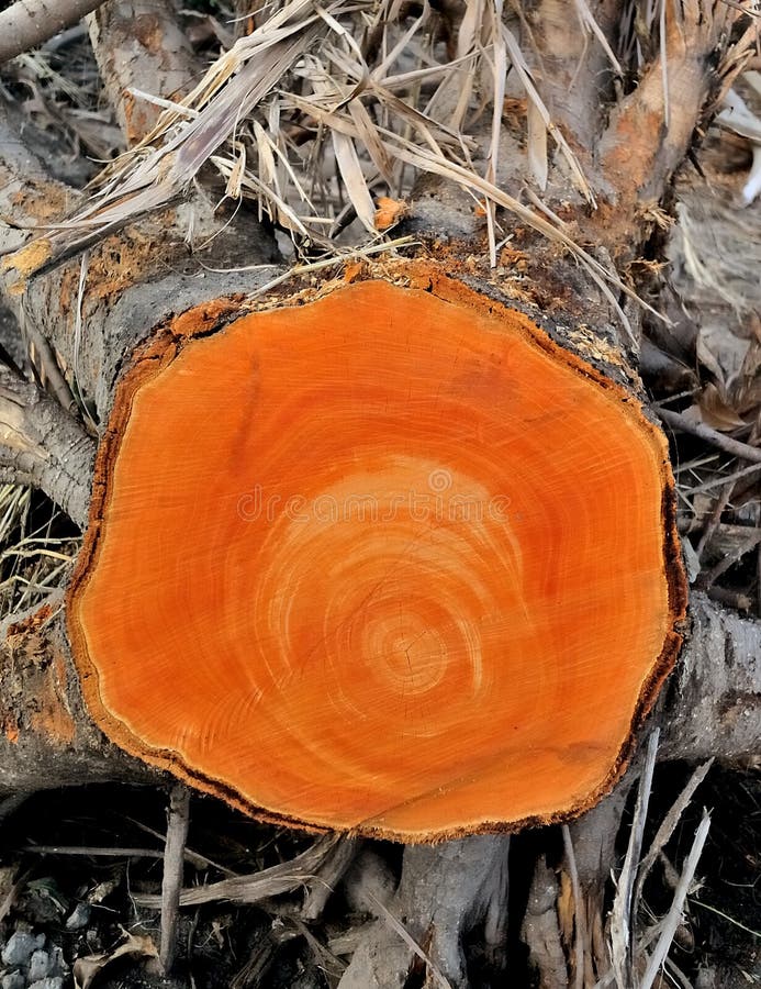 Cross Section of Wood Backgrond Stock Image - Image of timber, material ...