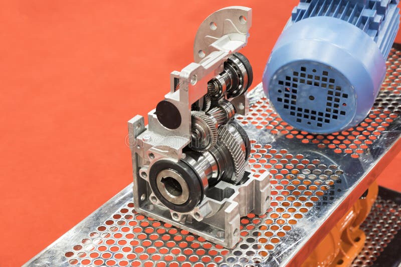 Cross Section of Worm Gear Pump Stock Image - Image of manufacturing ...