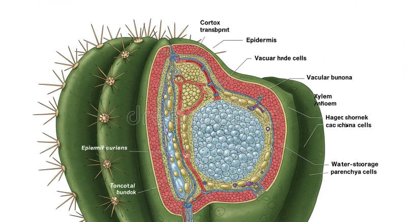 Storage Parenchyma Cells Stock Illustrations – 8 Storage Parenchyma ...