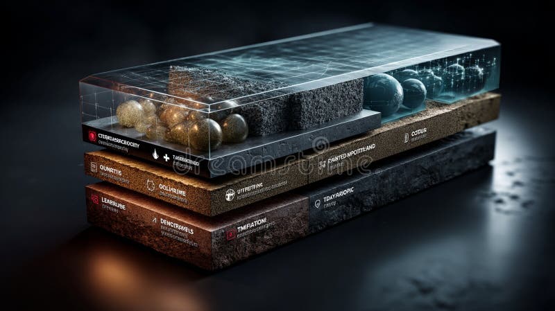 Cross Sectional Diagram of Digital System Showcasing Various Layers ...