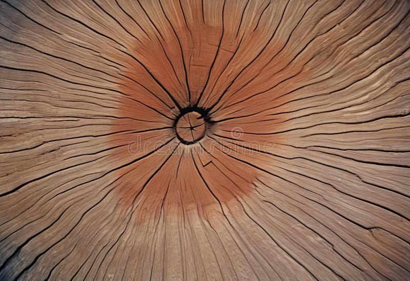 Cross-sections of Tree Trunks Stock Illustration - Illustration of ...