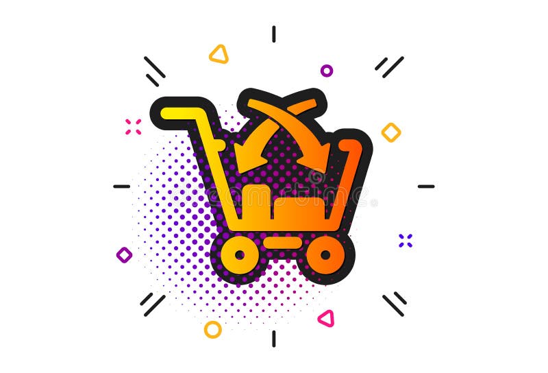 Cross Sell Line Icon. Market Retail Sign. Vector Stock Vector ...