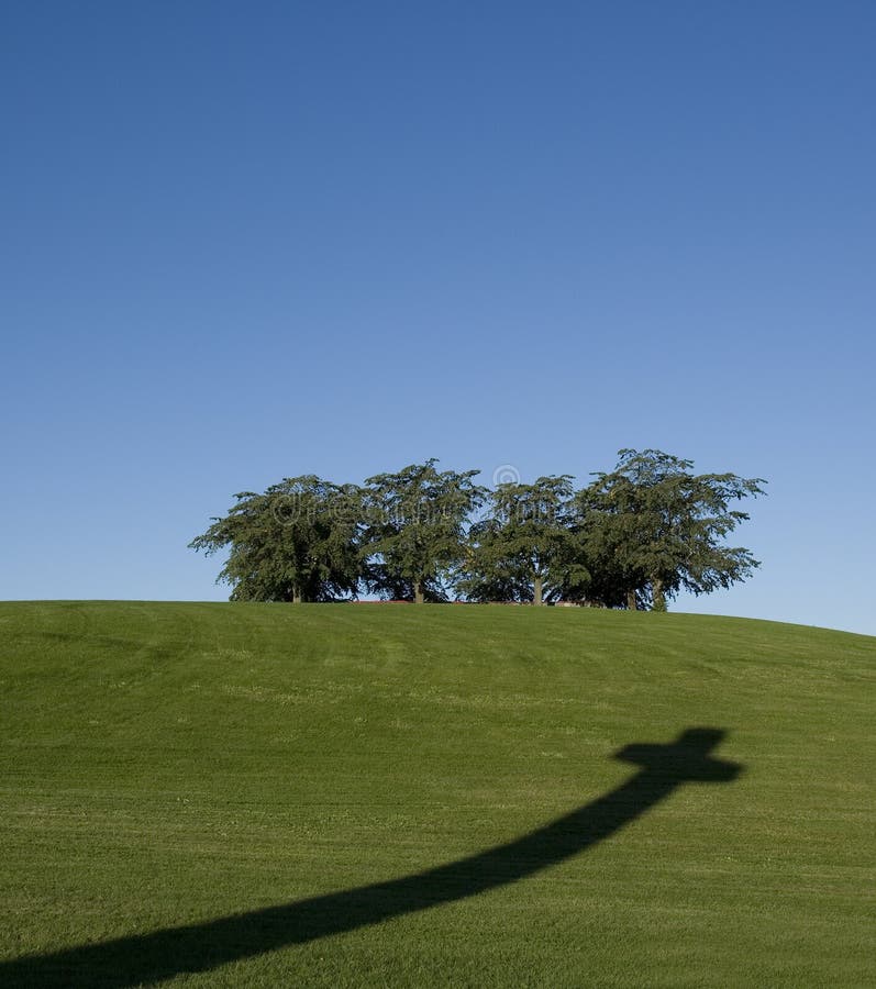 Cross and shadow stock image. Image of devout, religion - 2796283