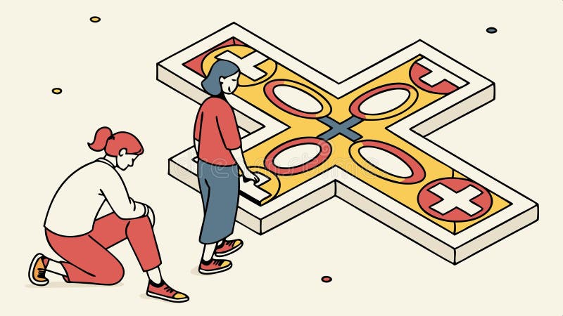 Cross Shape with Puzzle Pieces, Unity and Solution Concept Vector ...