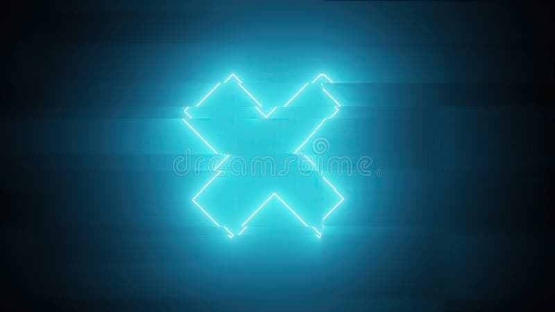 Cross shape Glitched stock illustration. Illustration of random - 371040971