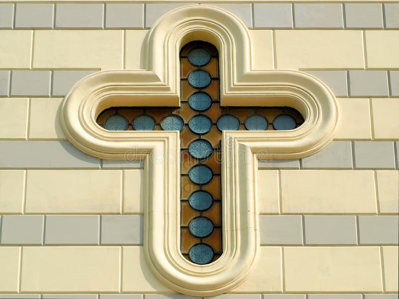 Window And Cross Picture. Image: 1049422