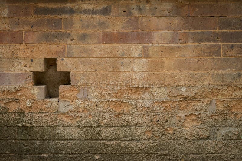 Cross Sign On Old Brick Wall Stock Photo - Image of hard, rough: 79424994