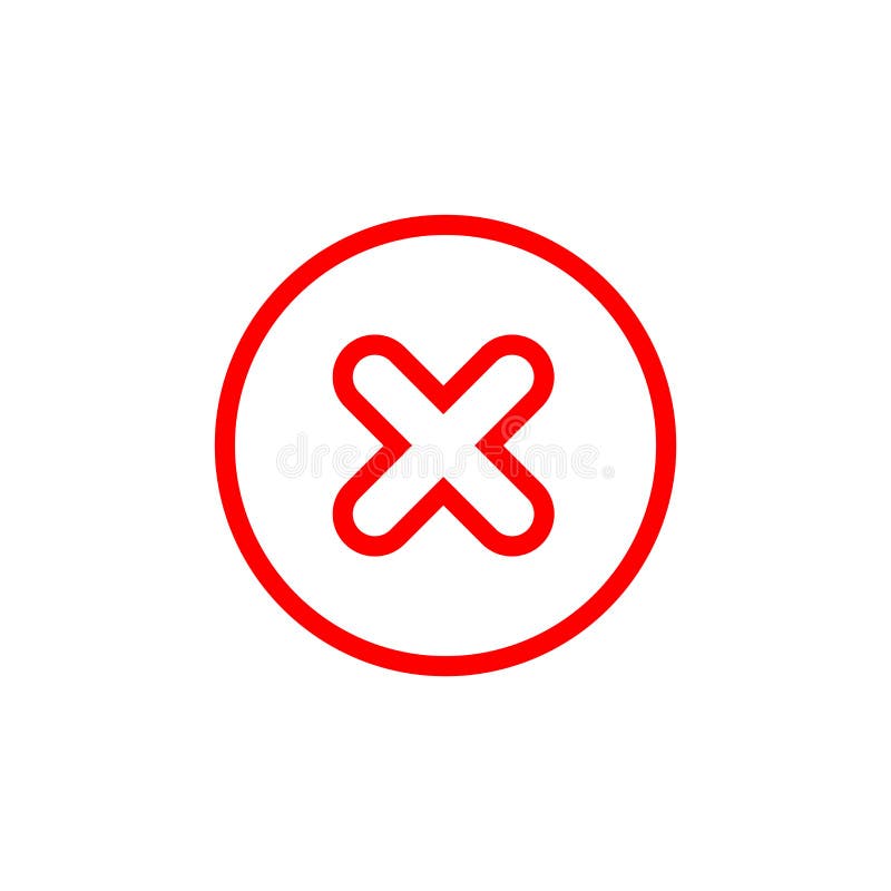 Cross sign red element stock vector. Illustration of color - 130958811