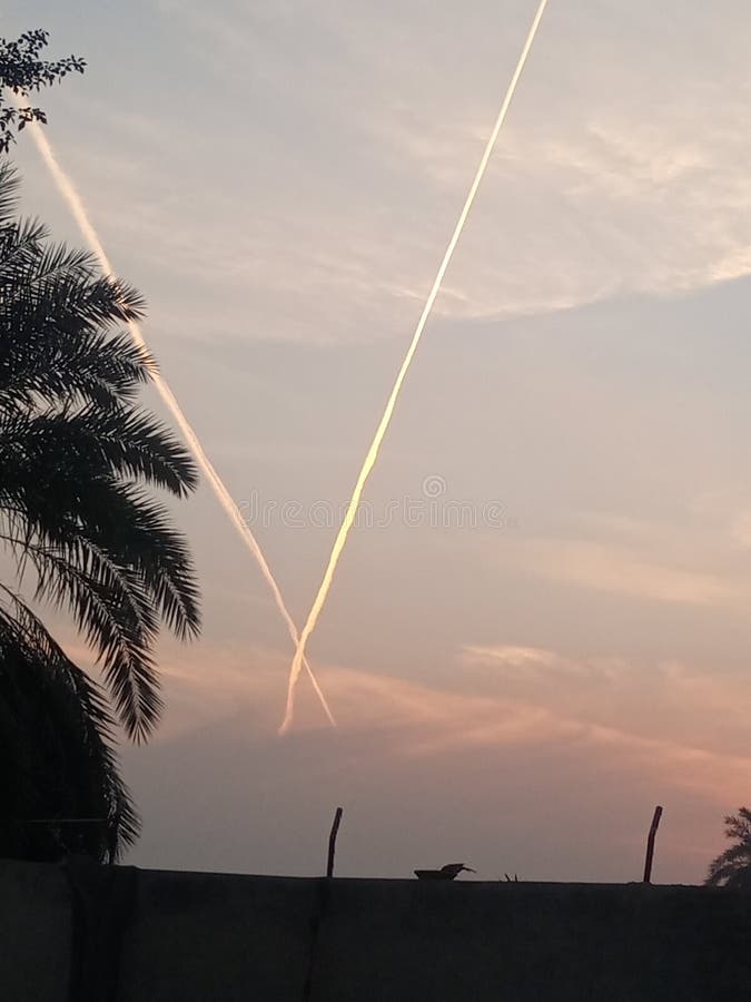 Cross Sign in Sky. Wonder in Sky Stock Image - Image of sunlight, tree ...