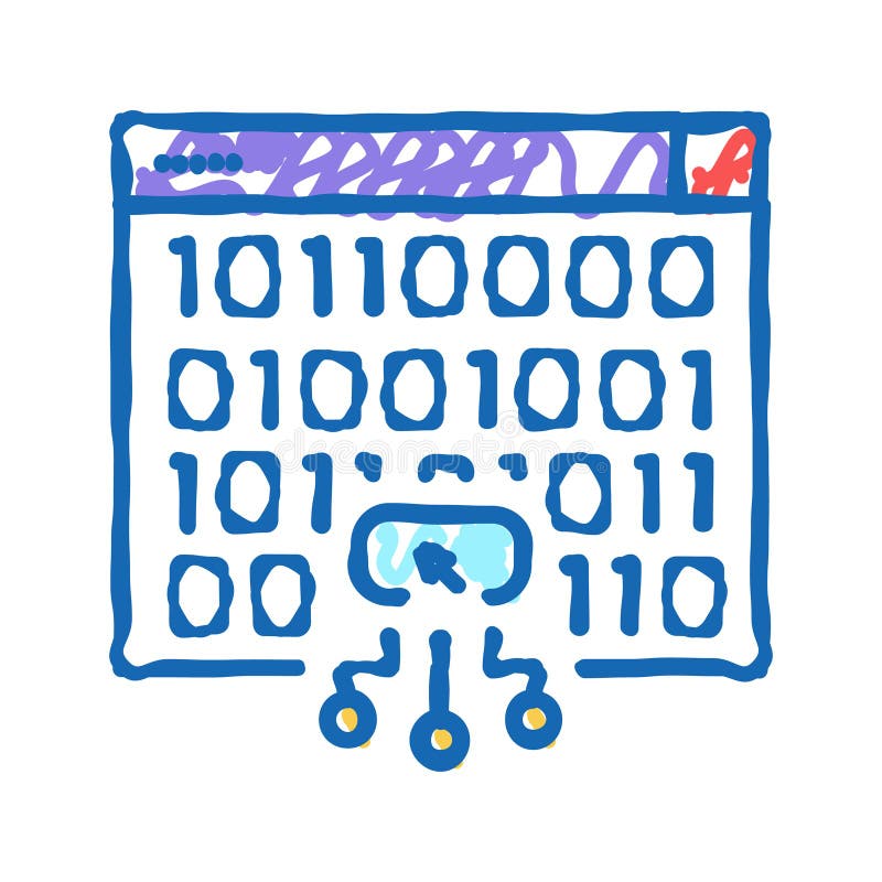 Cross-site Scripting Icon Doodle Illustration Stock Vector ...