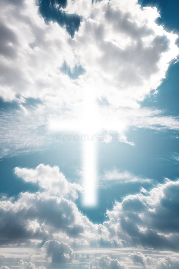 Cross in the sky stock image. Image of fine, cross, dome - 15901543