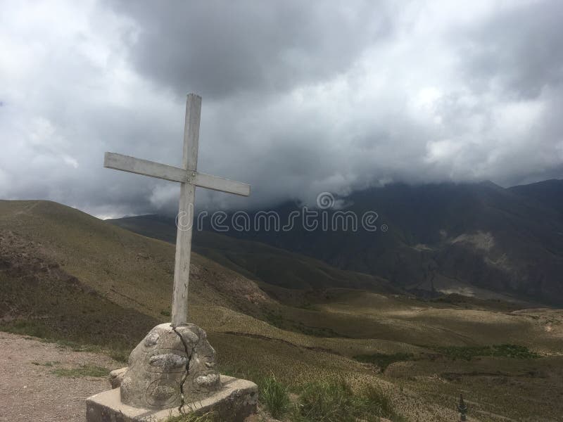 Cross in the sky stock image. Image of religious, faith - 171391601