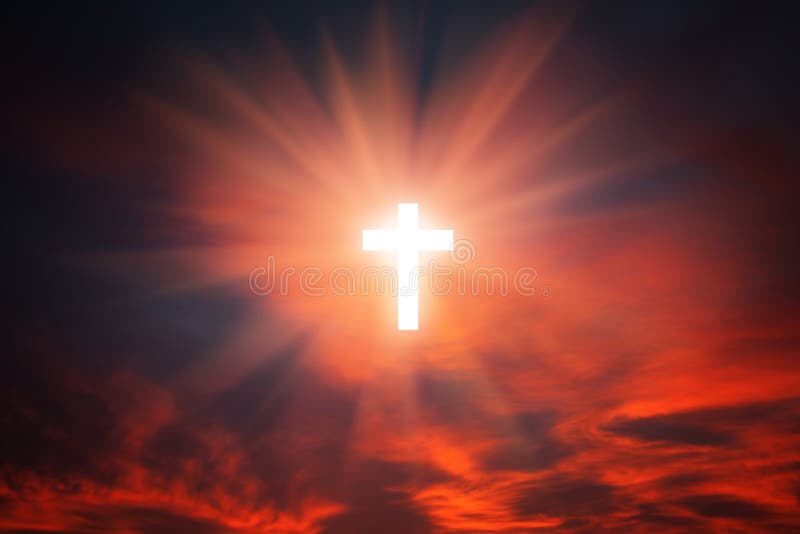 Cross in sky stock photo. Image of beginnings, planet - 48476362
