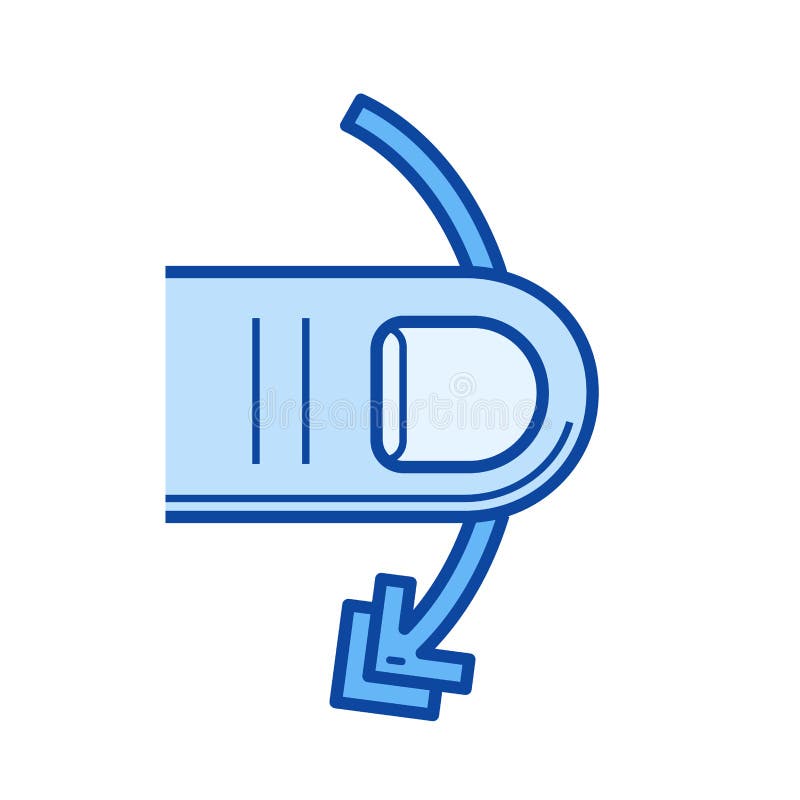 Cross-slide line icon. stock vector. Illustration of crossslide - 94420902