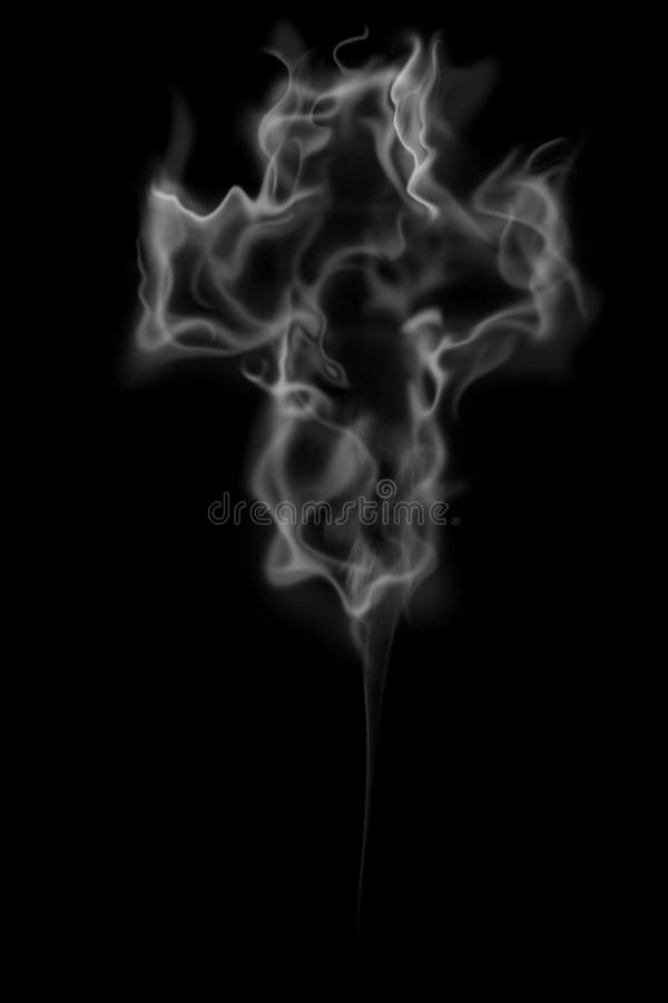 Cross smoke stock illustration. Illustration of orthodox - 29540419