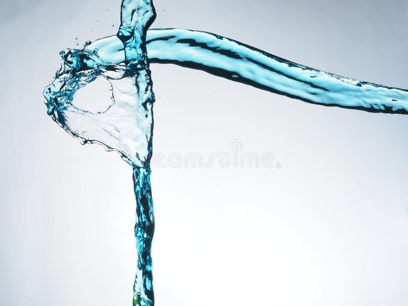 Blue water splash stock image. Image of purity, coloured - 92697995