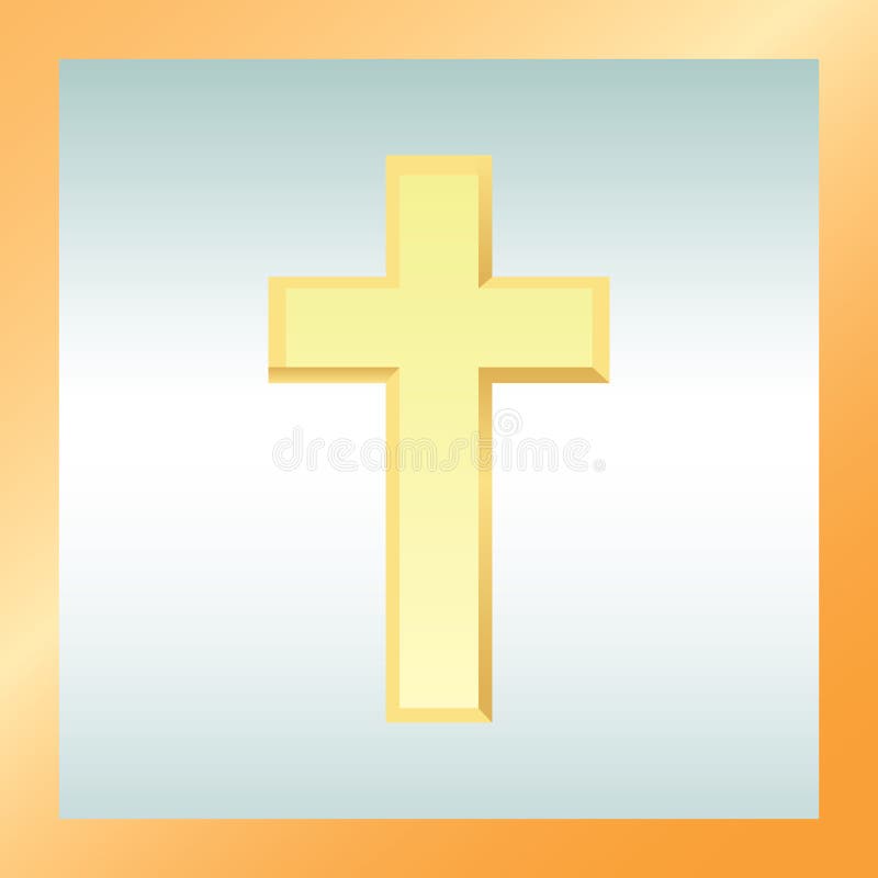 Cross Symbol. Vector Illustration Decorative Design Stock Vector ...