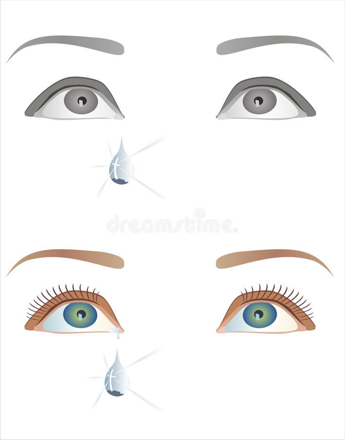 Cross in tear stock illustration. Illustration of repentance - 14172358