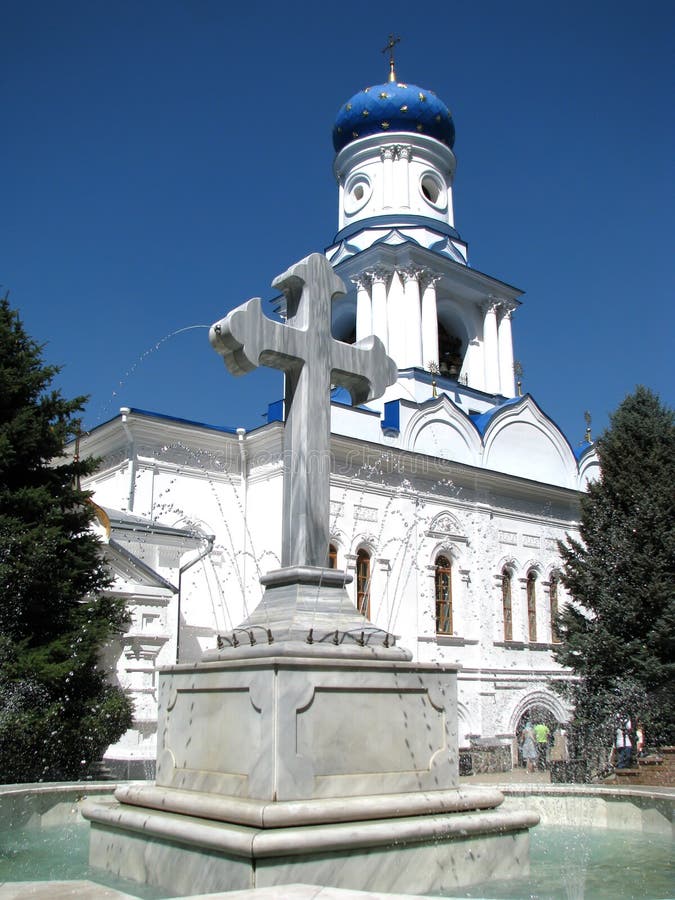 Cross temple stock image. Image of celestial, grave, consecrated - 7411803