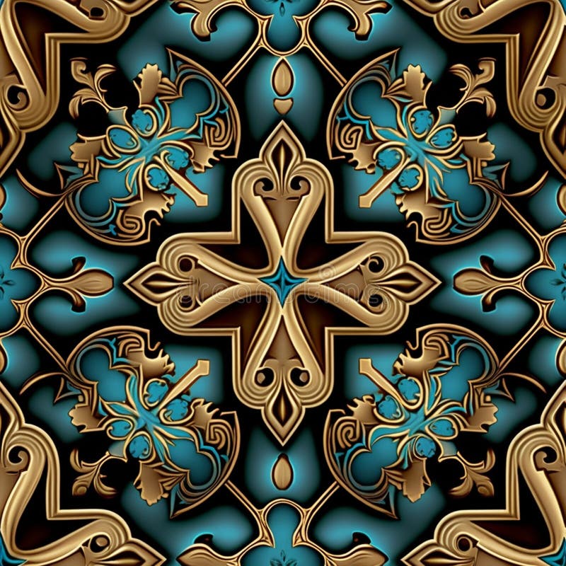 Cross theme pattern stock illustration. Illustration of textile - 270004954