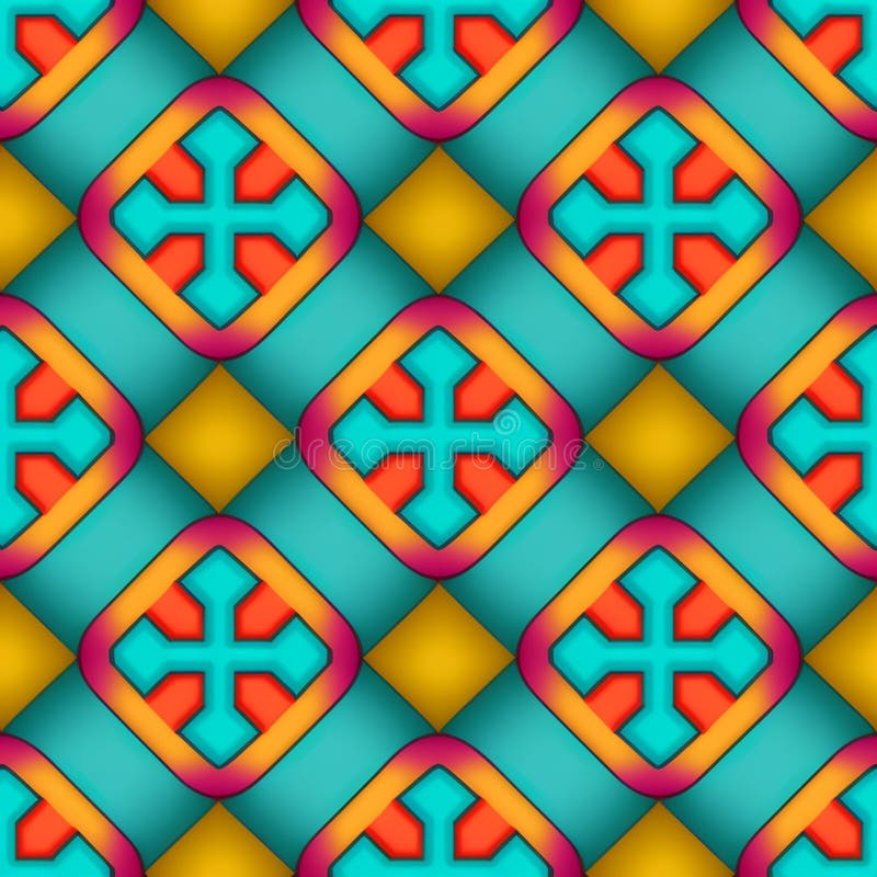 Cross theme pattern stock illustration. Illustration of decorative ...