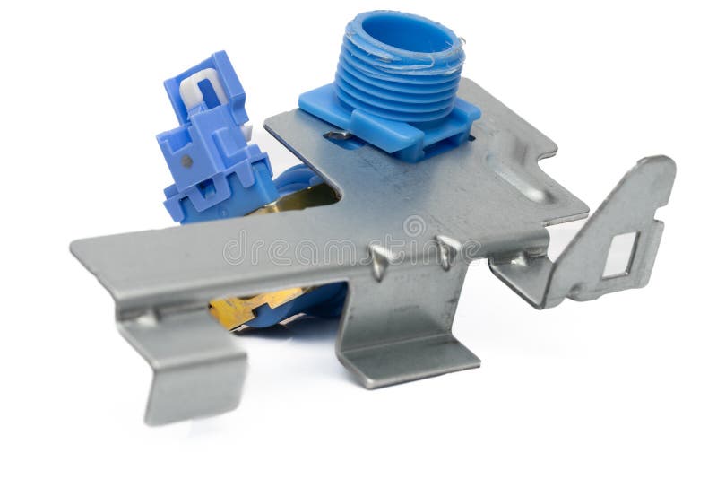 Cross Threaded Fill Valve for Dishwasher Stock Image - Image of repair ...