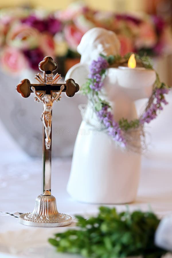 Cross To Give the Benediction Befor Wedding Ceremony Stock Image ...