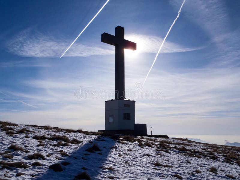 Cross on the top editorial photography. Image of cross - 66460822