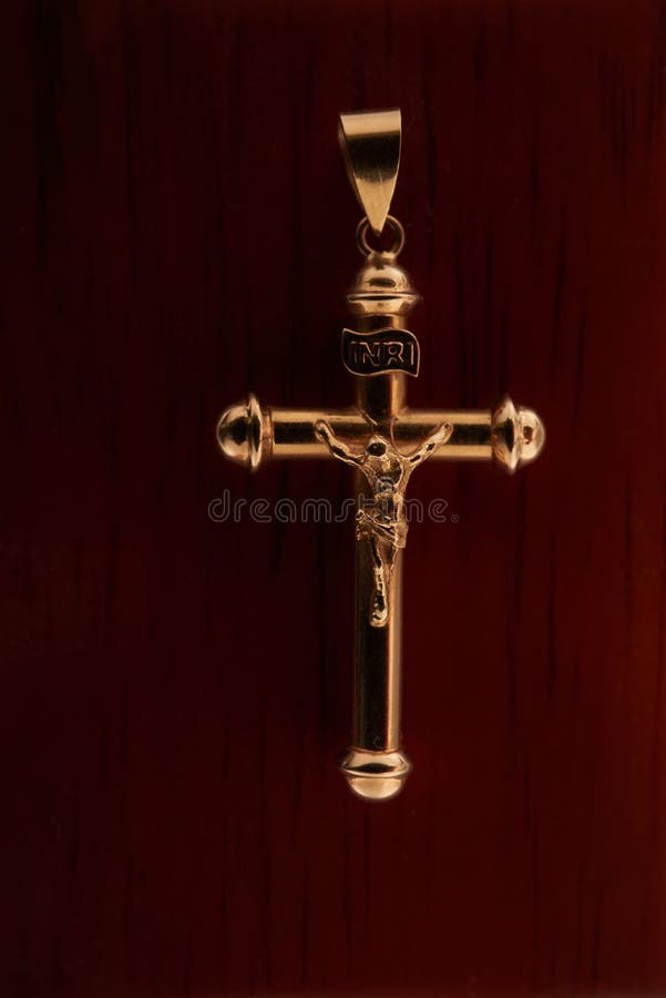 Cross Top on a Wooden Box Up Close Stock Image - Image of cross, christ ...