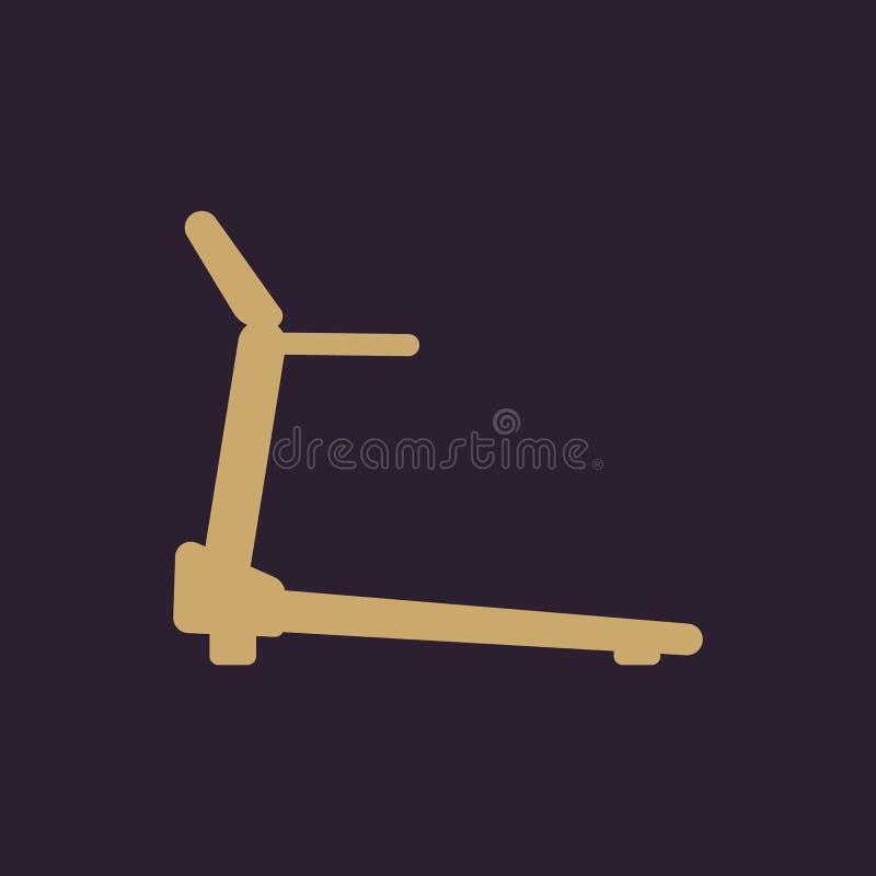 Cross Trainer Machine Icon. Running Symbol Stock Vector - Illustration ...
