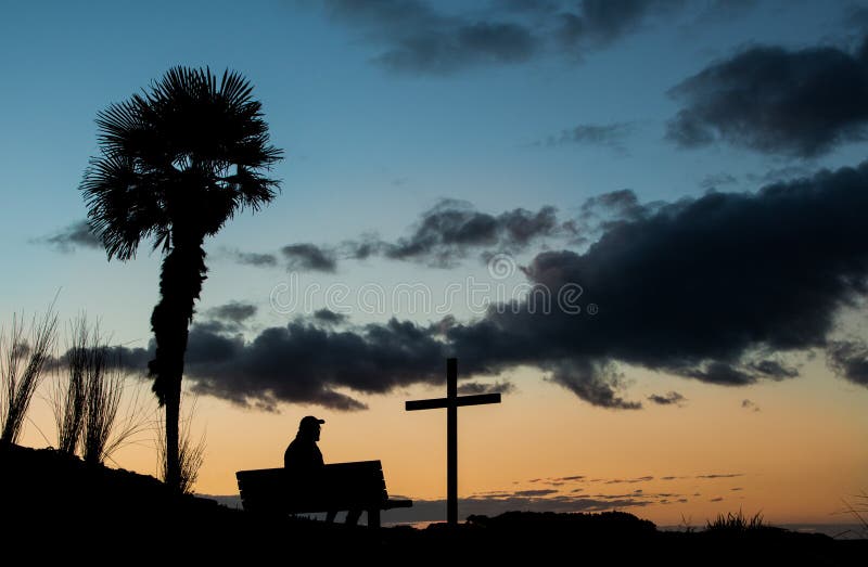 Cross and Tree stock photo. Image of christianity, religious - 36166698