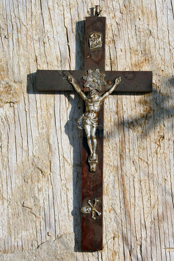 Cross on Vintage Background Stock Photo - Image of crucifixion ...
