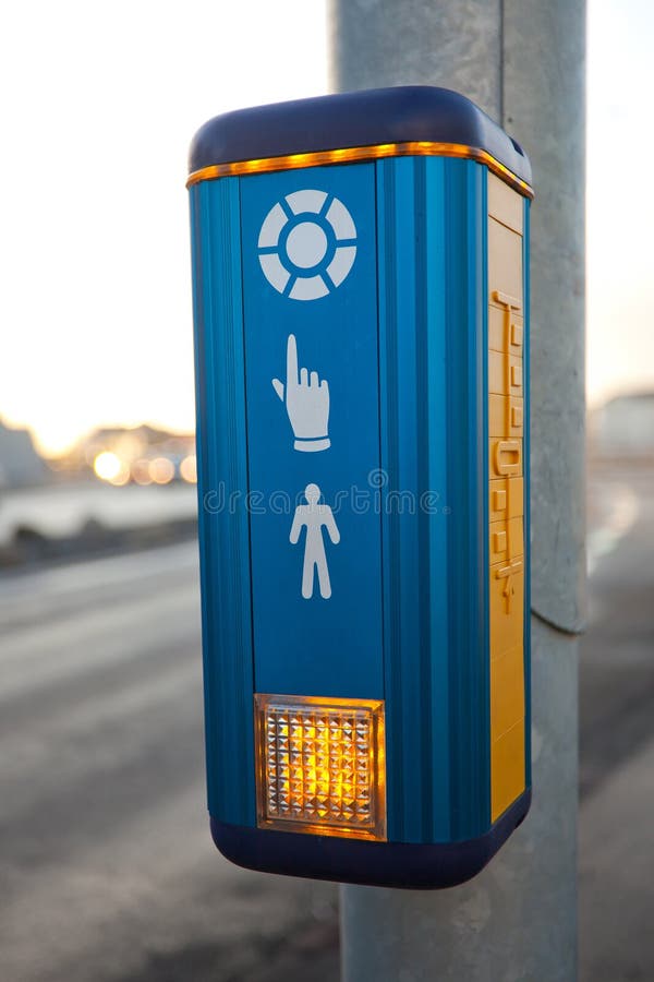 Cross walk button stock image. Image of road, intersection - 21929089