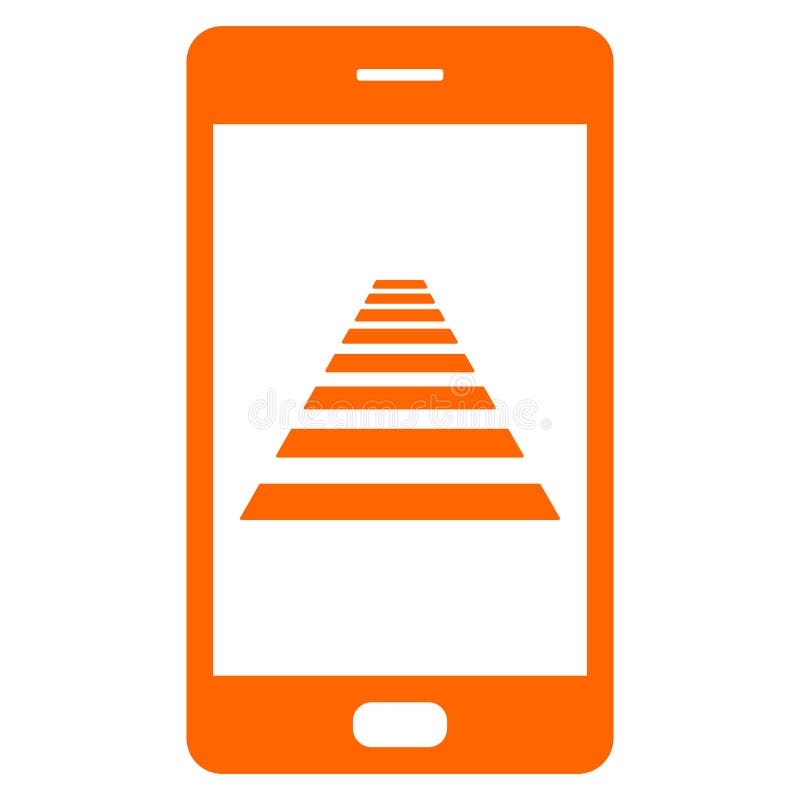 Cross Walk and Smartphone As Vector Illustration Stock Vector ...