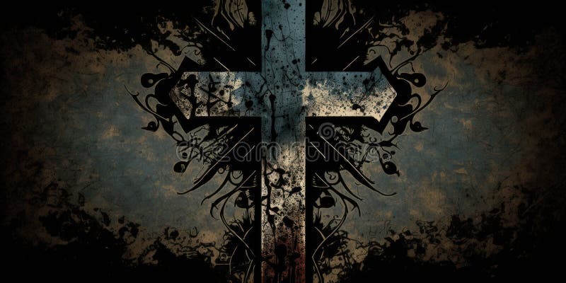 Cross Wallpaper Faith Illustration Design Art Stock Illustration ...