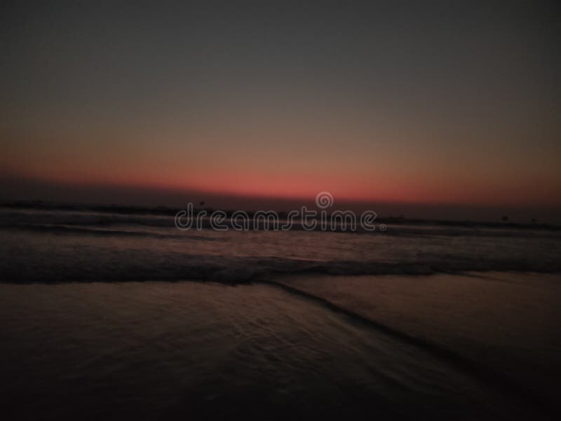 Cross waves on shore stock photo. Image of wave, evening - 267610424