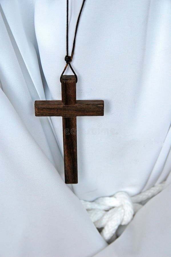 Cross worn by an alter boy stock photo. Image of concepts - 5160136