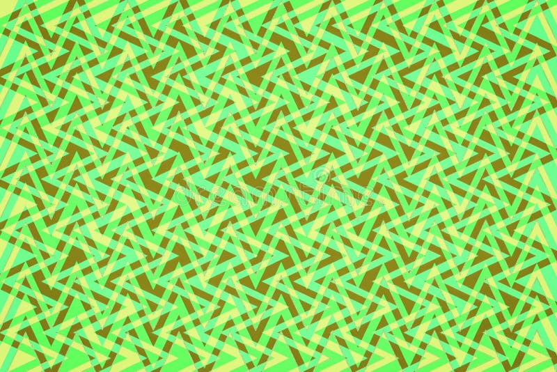 Cross Zigzag Pattern Yellow, Brown, Light Green Stock Illustration ...