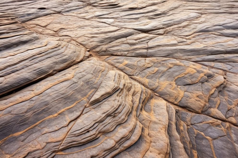 Crossbedding Patterns on Sedimentary Rock Surface Stock Photo - Image ...