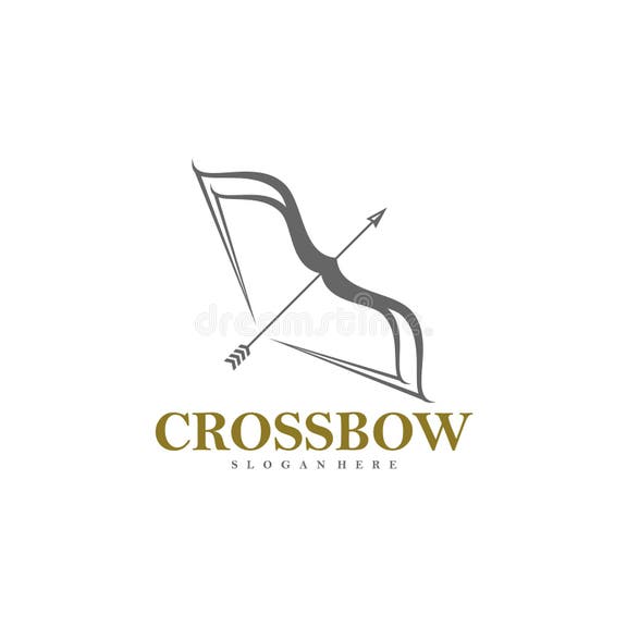 Crossbow Logo Vector Template, Arrow Archery Logo Design Concepts Stock ...