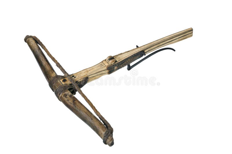 Old ancient crossbow stock image. Image of historic - 144002675