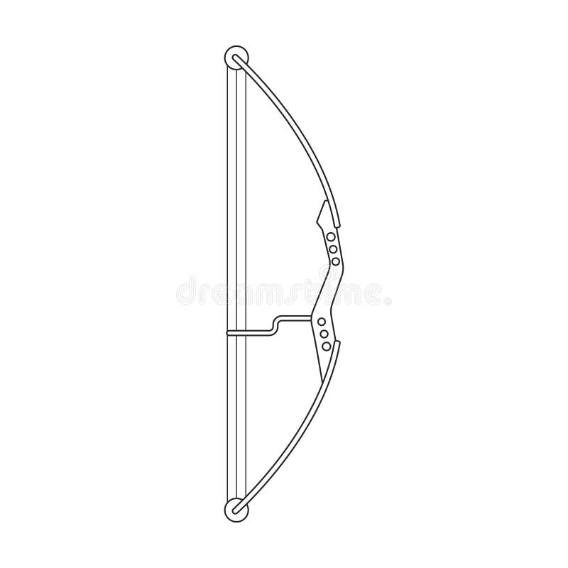 Crossbow Outline Stock Illustrations – 706 Crossbow Outline Stock ...