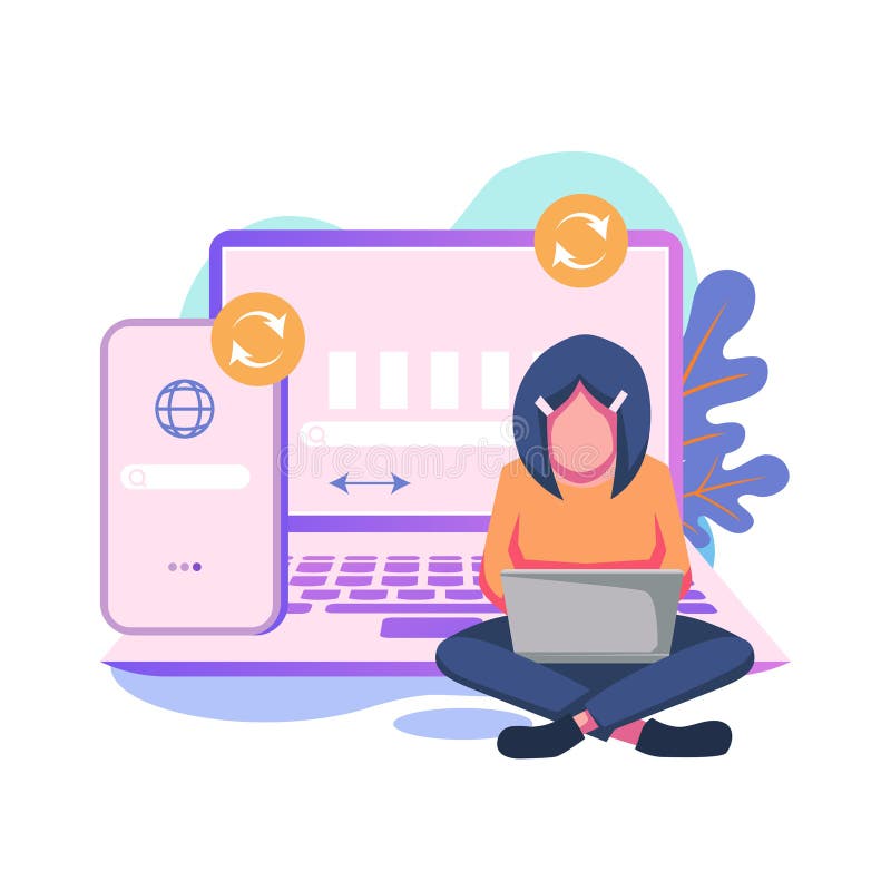 Syncing Technology Stock Illustrations – 738 Syncing Technology Stock ...