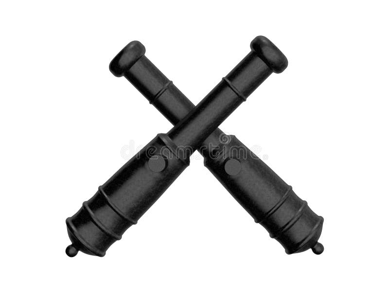 Crossed Cannons Stock Illustrations – 13 Crossed Cannons Stock ...